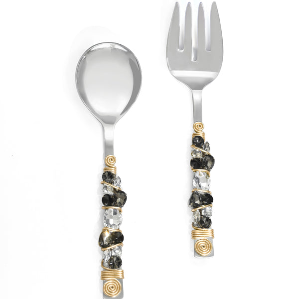 Moon's Aura Salad Server Set – tiramisuusa